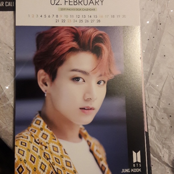 Office | Bts Kpop Jungkook 2192020 Standing Desk Calendar | Poshmark